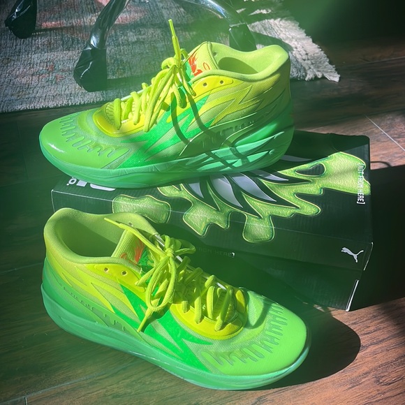 Puma | Shoes | Lamelo Ball 2 Slime Size 3 Used Twice | Poshmark